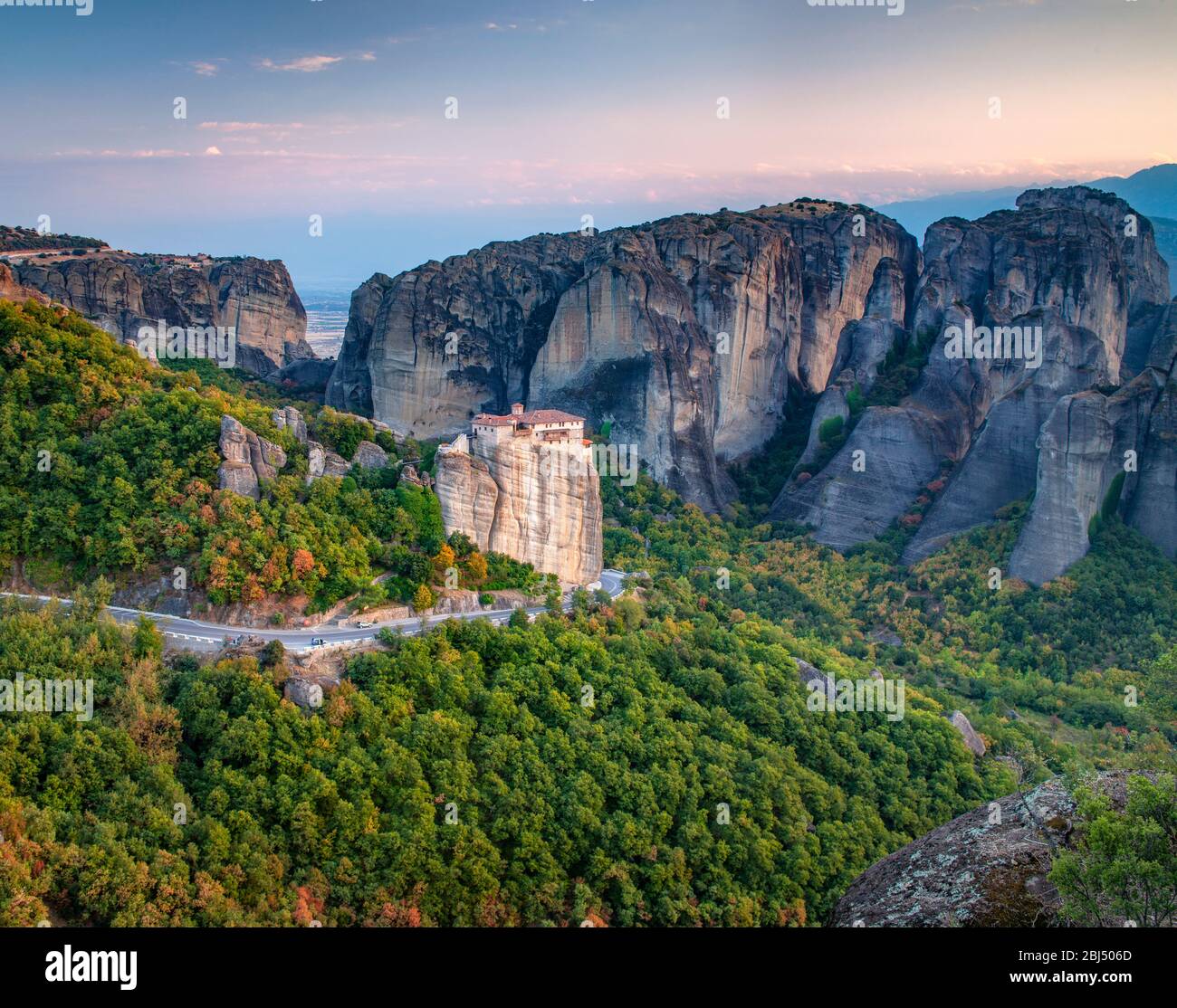 The Beautiful Floating Monasteries in Meteora, Greece Stock Photo - Alamy