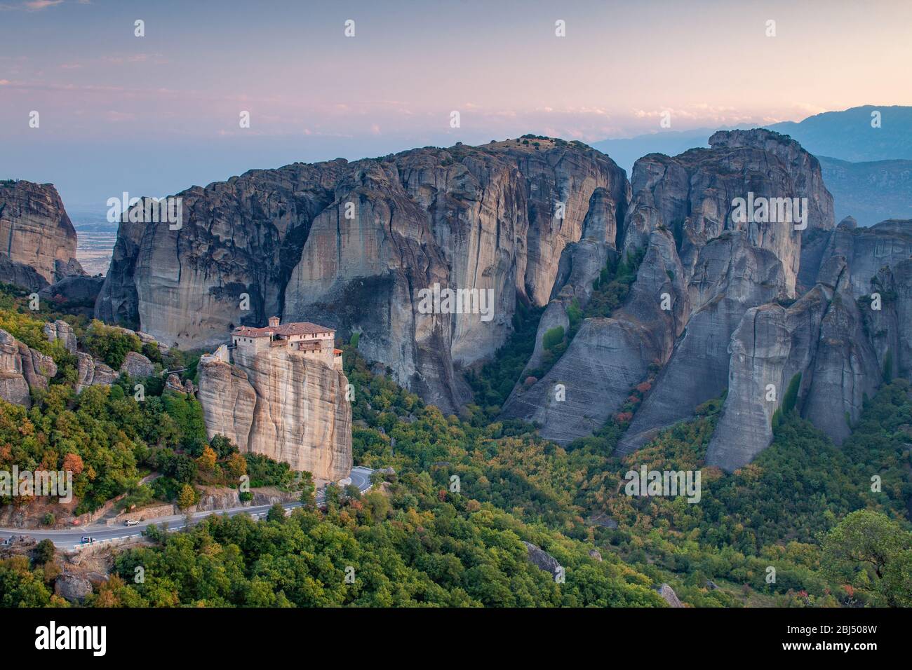 The Beautiful Floating Monasteries in Meteora, Greece Stock Photo - Alamy
