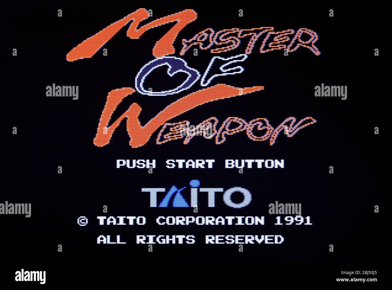 Master of Weapon - Sega Genesis Mega Drive - Editorial use only Stock ...