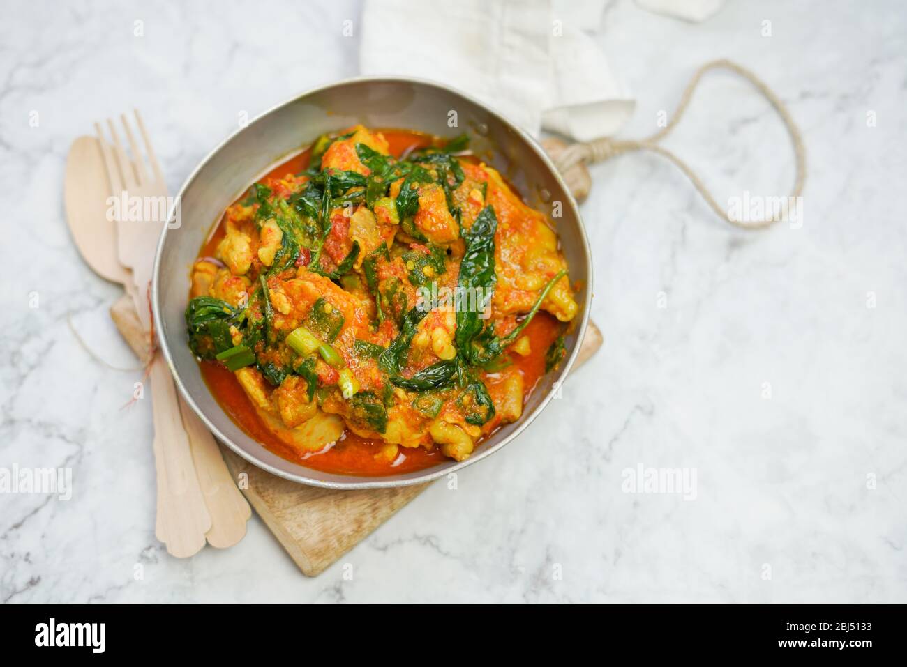 Ayam Woku or Chicken woku / Spicy Basil Chicken is a Indonesianfood ...