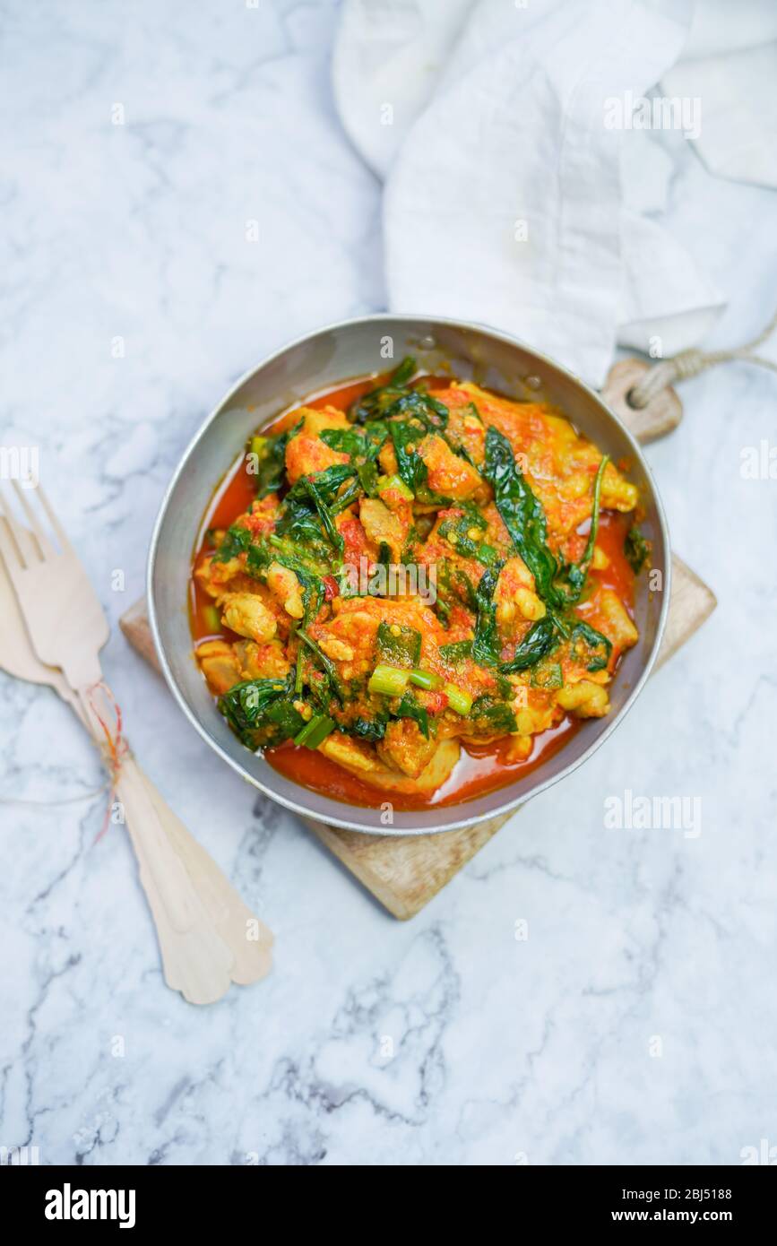 Ayam Woku or Chicken woku / Spicy Basil Chicken is a Indonesianfood ...