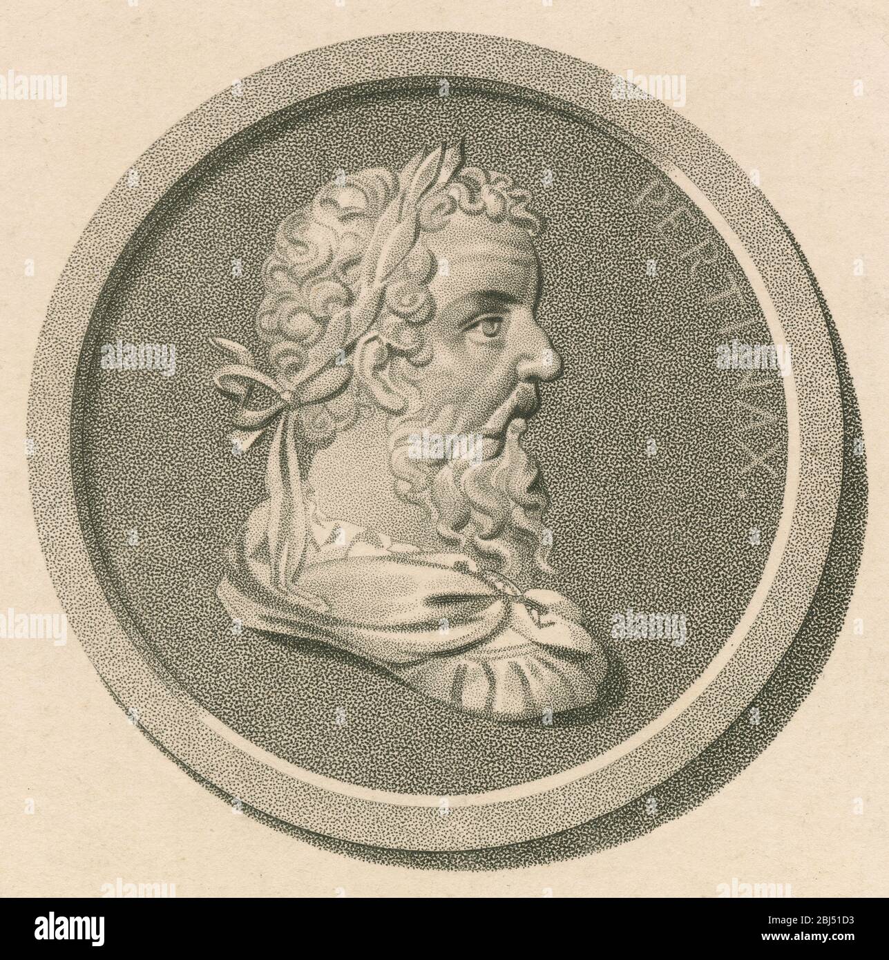 Antique 1808 engraving, Pertinax. Pertinax (126-193) was a Roman ...