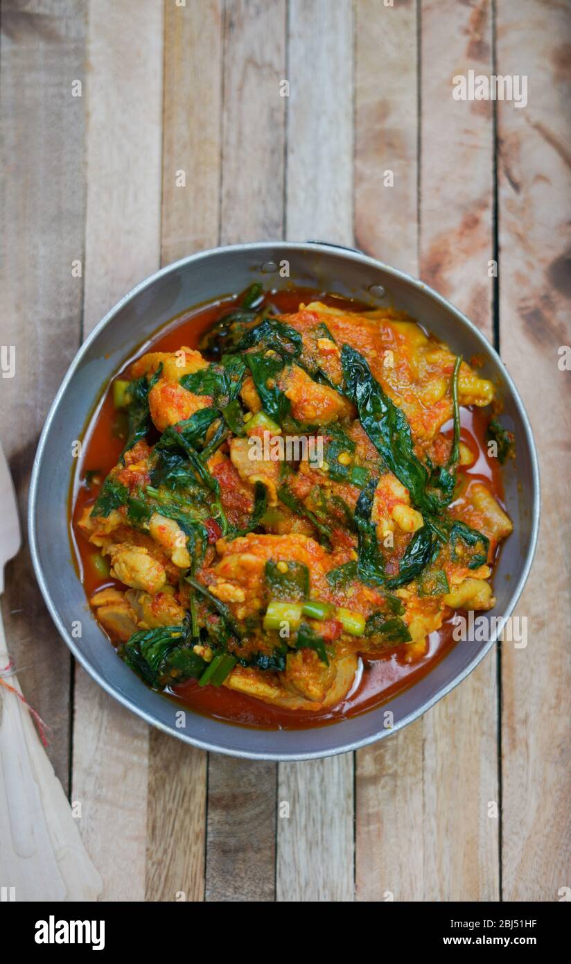 Ayam Woku or Chicken woku / Spicy Basil Chicken is a Indonesianfood ...