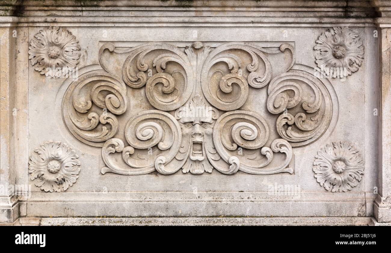 Marble carved border hi-res stock photography and images - Alamy
