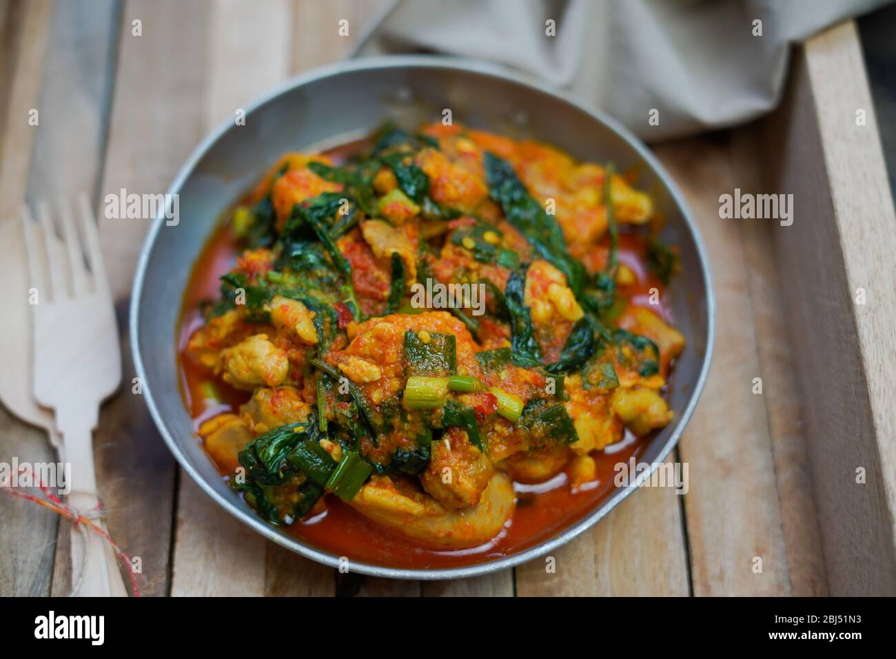 Ayam Woku or Chicken woku / Spicy Basil Chicken is a Indonesianfood ...