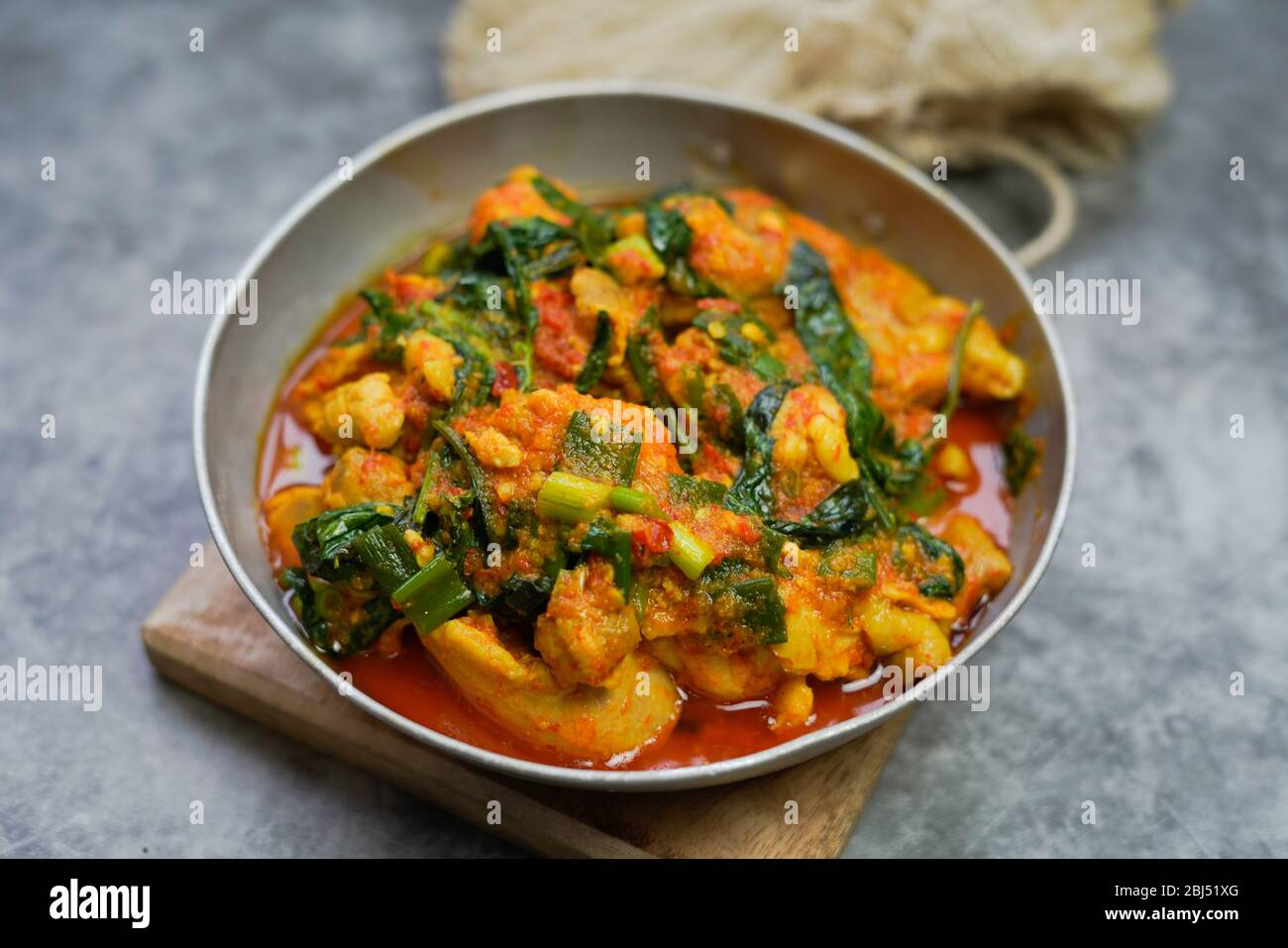 Ayam Woku or Chicken woku / Spicy Basil Chicken is a Indonesianfood ...