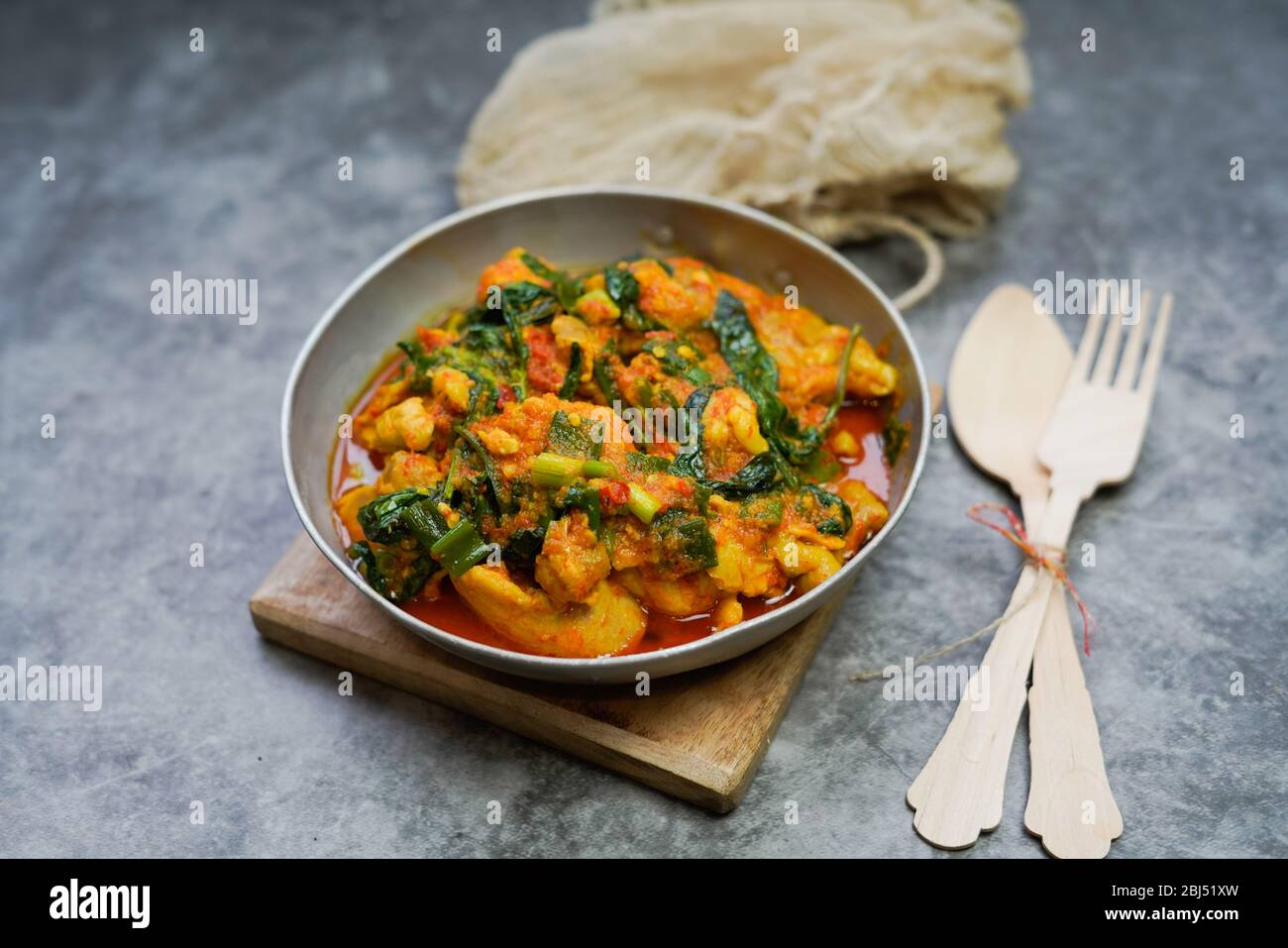 Ayam Woku or Chicken woku / Spicy Basil Chicken is a Indonesianfood ...