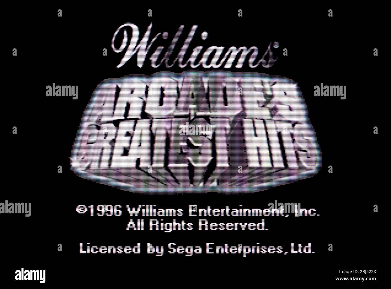 Williams Arcade Greatest Hits - Sega Genesis Mega Drive - Editorial use ...