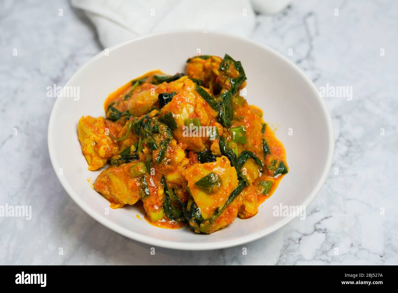 Ayam Woku or Chicken woku / Spicy Basil Chicken is a Indonesianfood ...