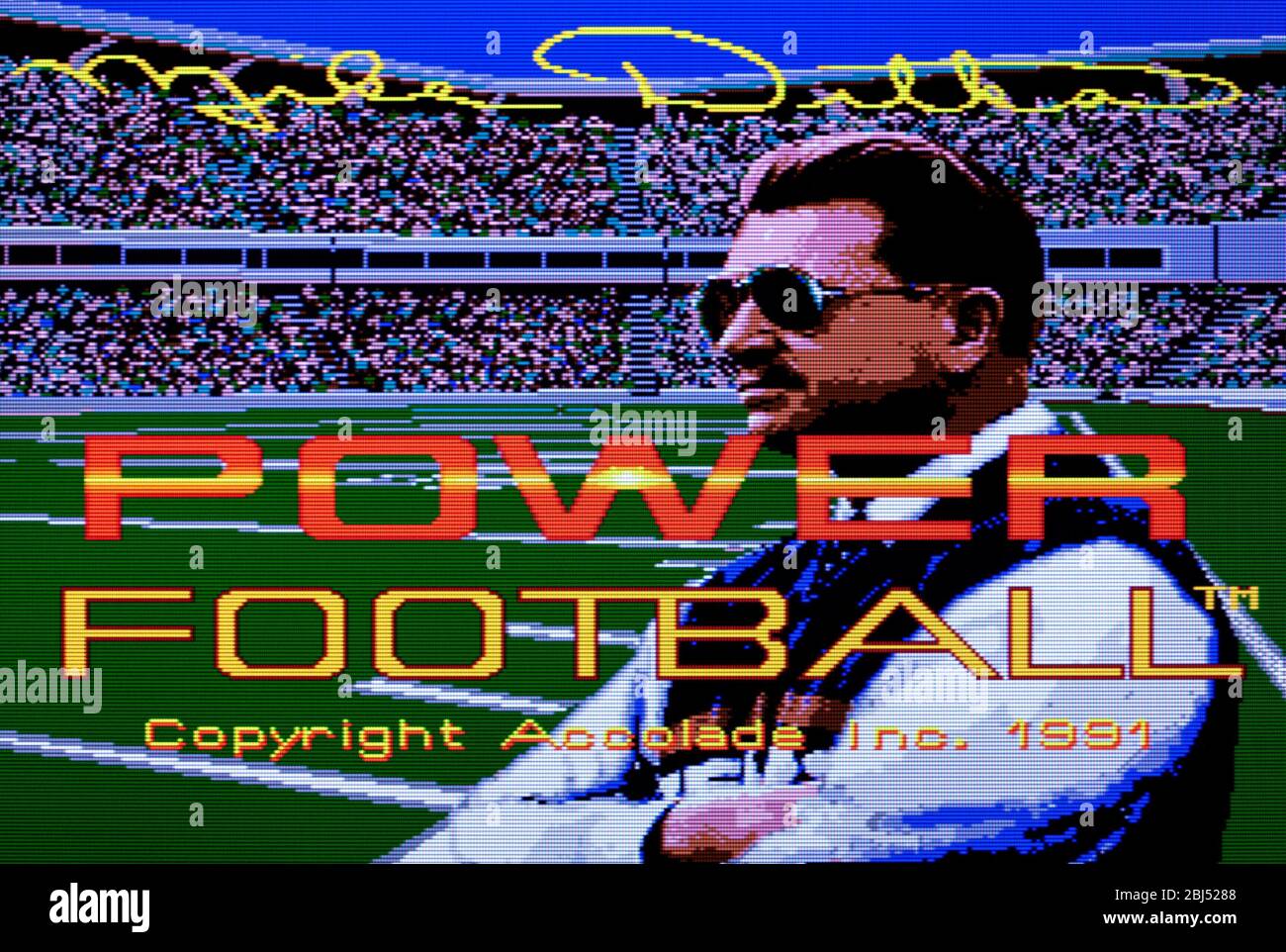 Mike Ditka Power Football - Sega Genesis Mega Drive - Editorial use ...