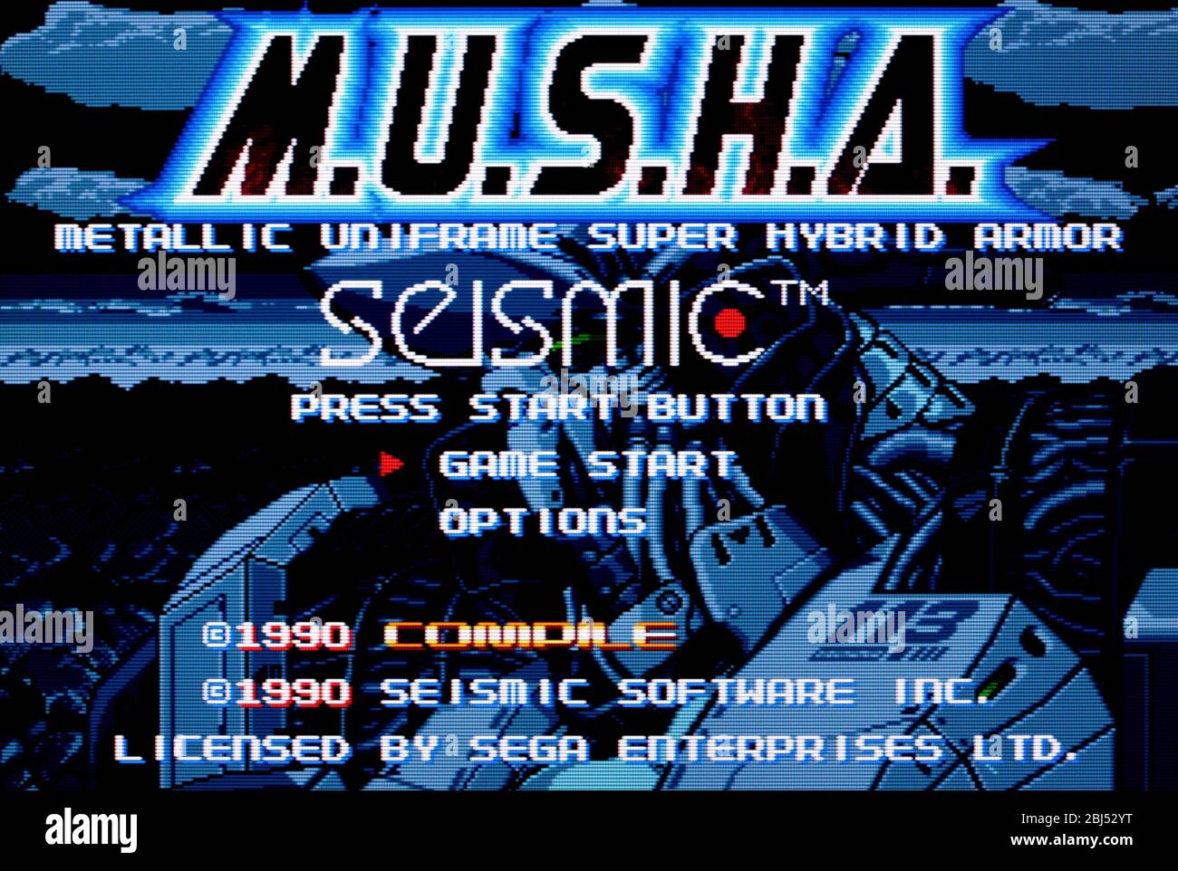 MUSHA - Sega Genesis Mega Drive - Editorial use only Stock Photo - Alamy