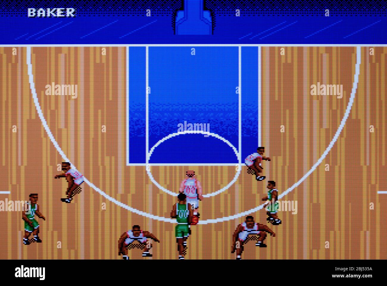 NBA Action '95 - Sega Genesis Mega Drive - Editorial use only Stock ...