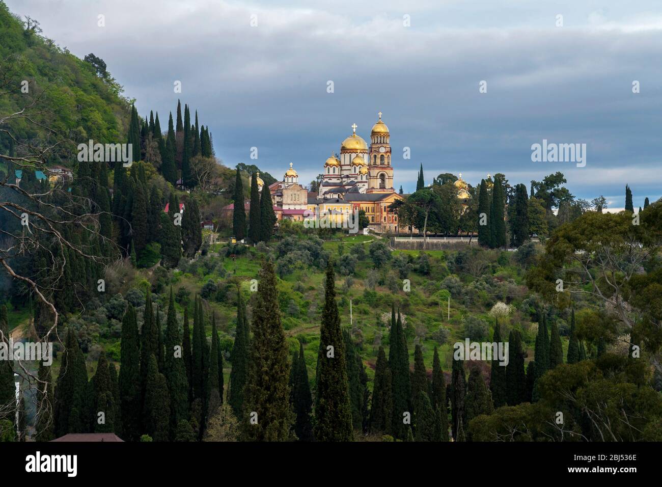The holy monastery of st panteleimon hi-res stock photography and ...
