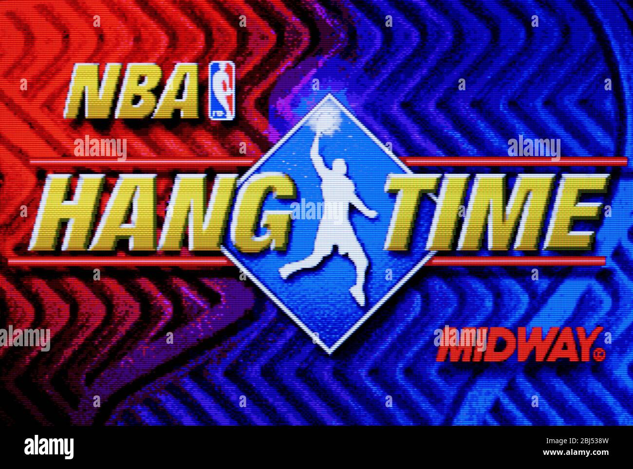 NBA Hang Time - Sega Genesis Mega Drive - Editorial use only Stock ...
