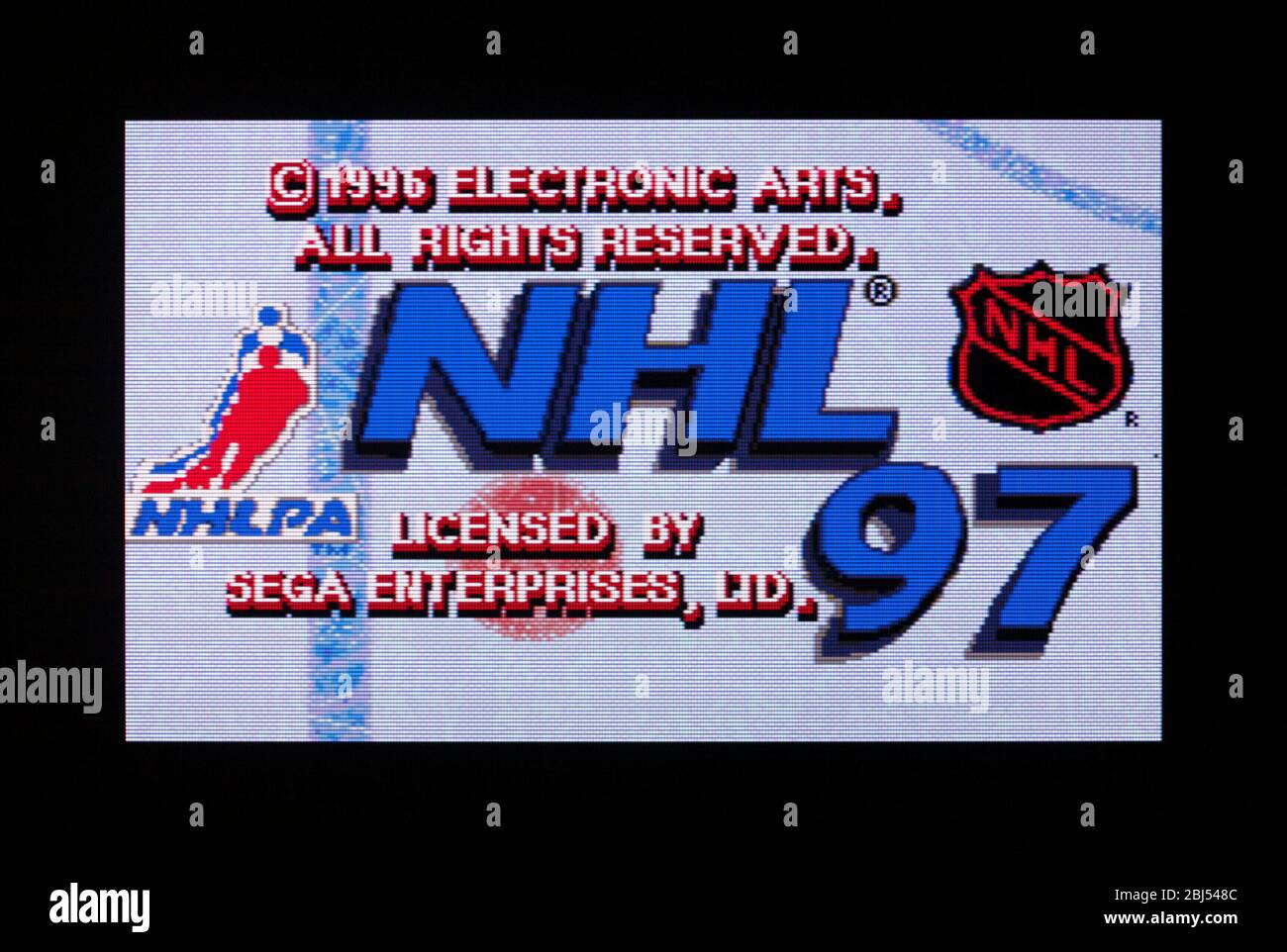 NHL 97 - Sega Genesis Mega Drive - Editorial use only Stock Photo - Alamy