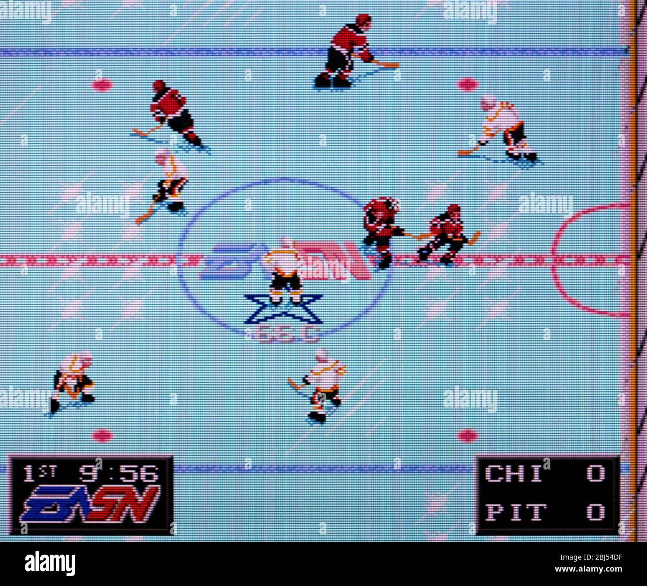 NHLPA Hockey '93 - Sega Genesis Mega Drive - Editorial use only Stock ...