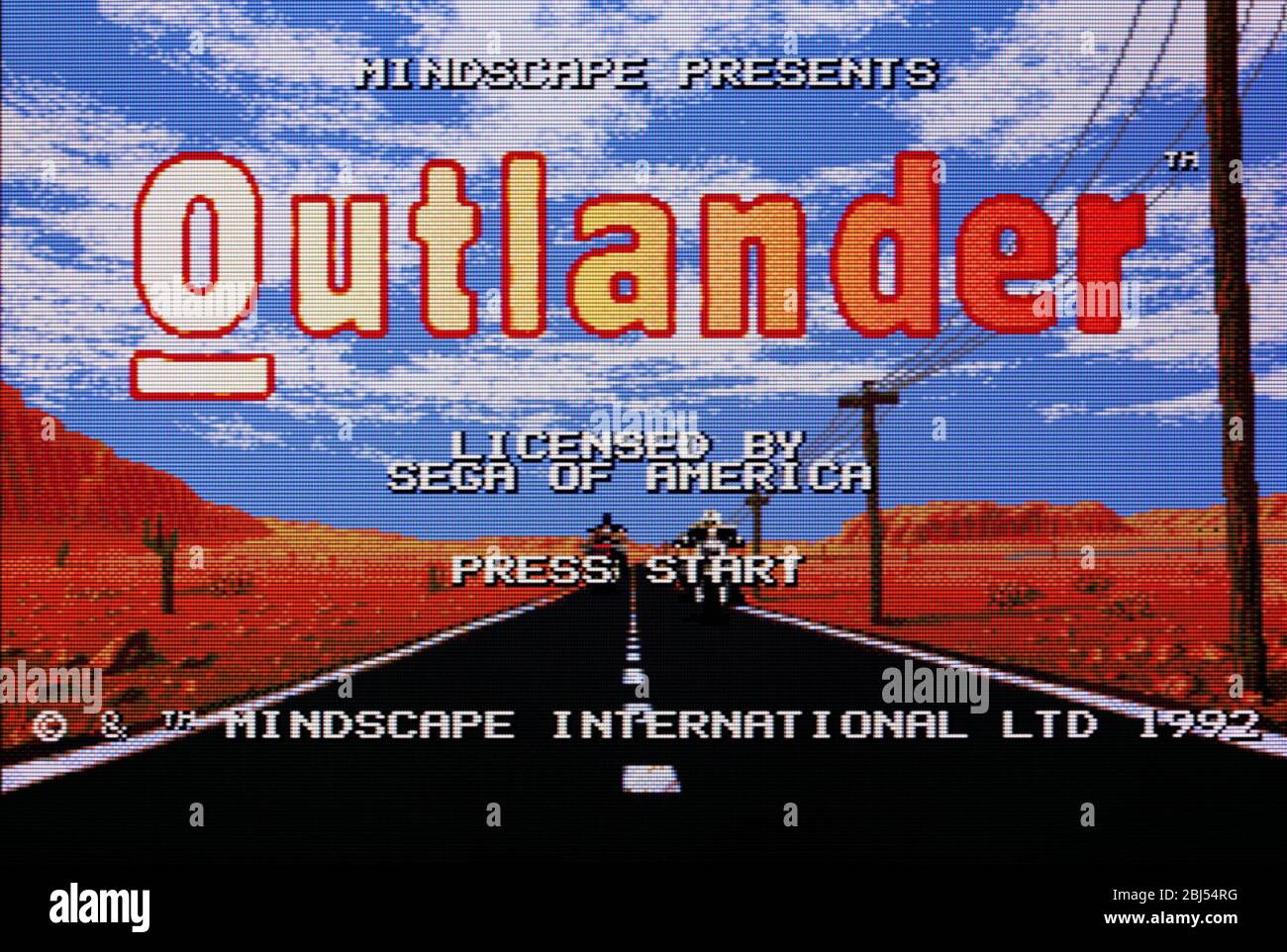 Outlander - Sega Genesis Mega Drive - Editorial use only Stock Photo ...