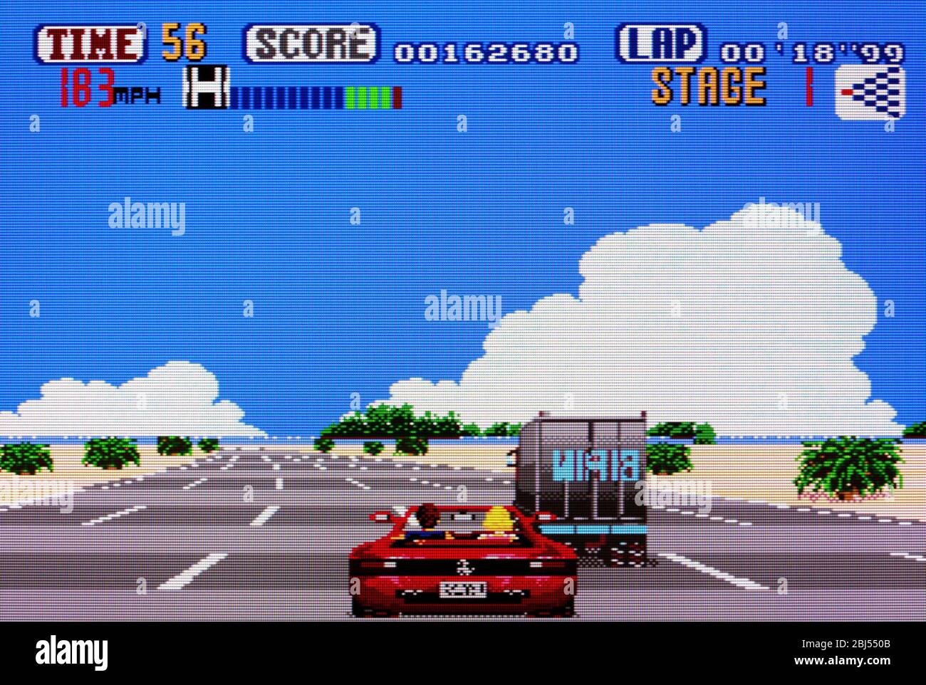 Out Run - Sega Genesis Mega Drive - Editorial use only Stock Photo - Alamy