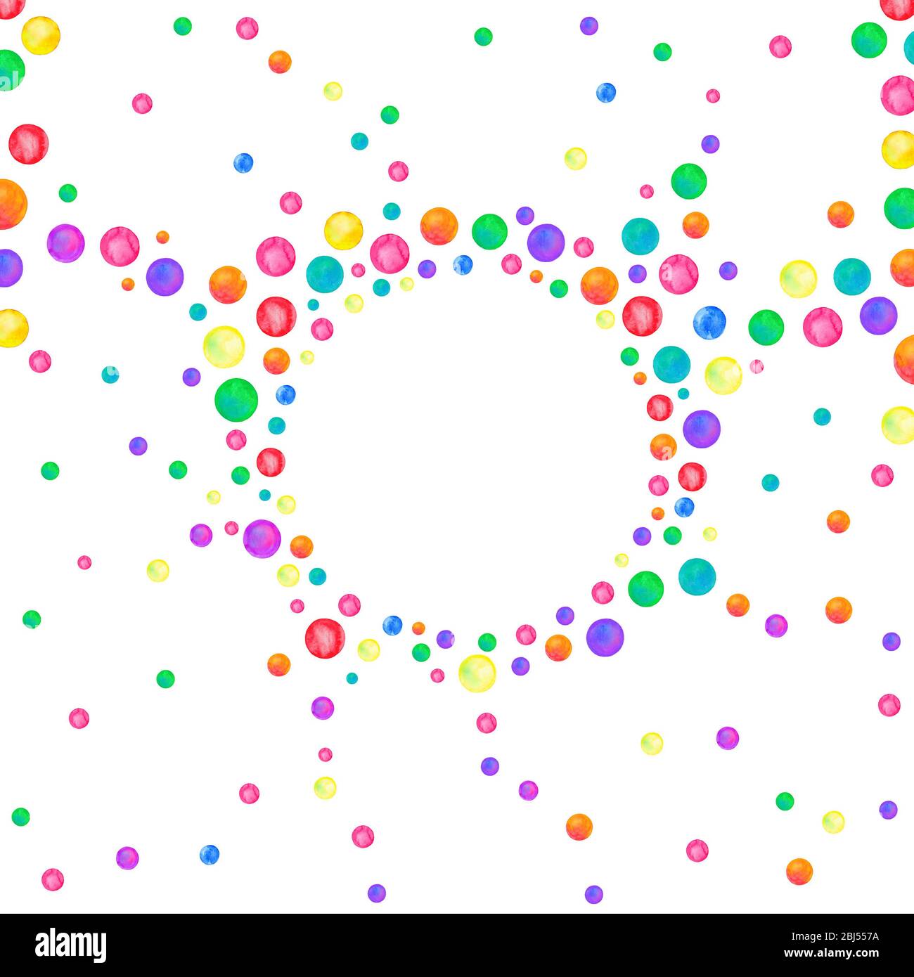 Illustration Of Molecule Model Schematic Colorful Pattern Of Molecules Multicolor Molecule