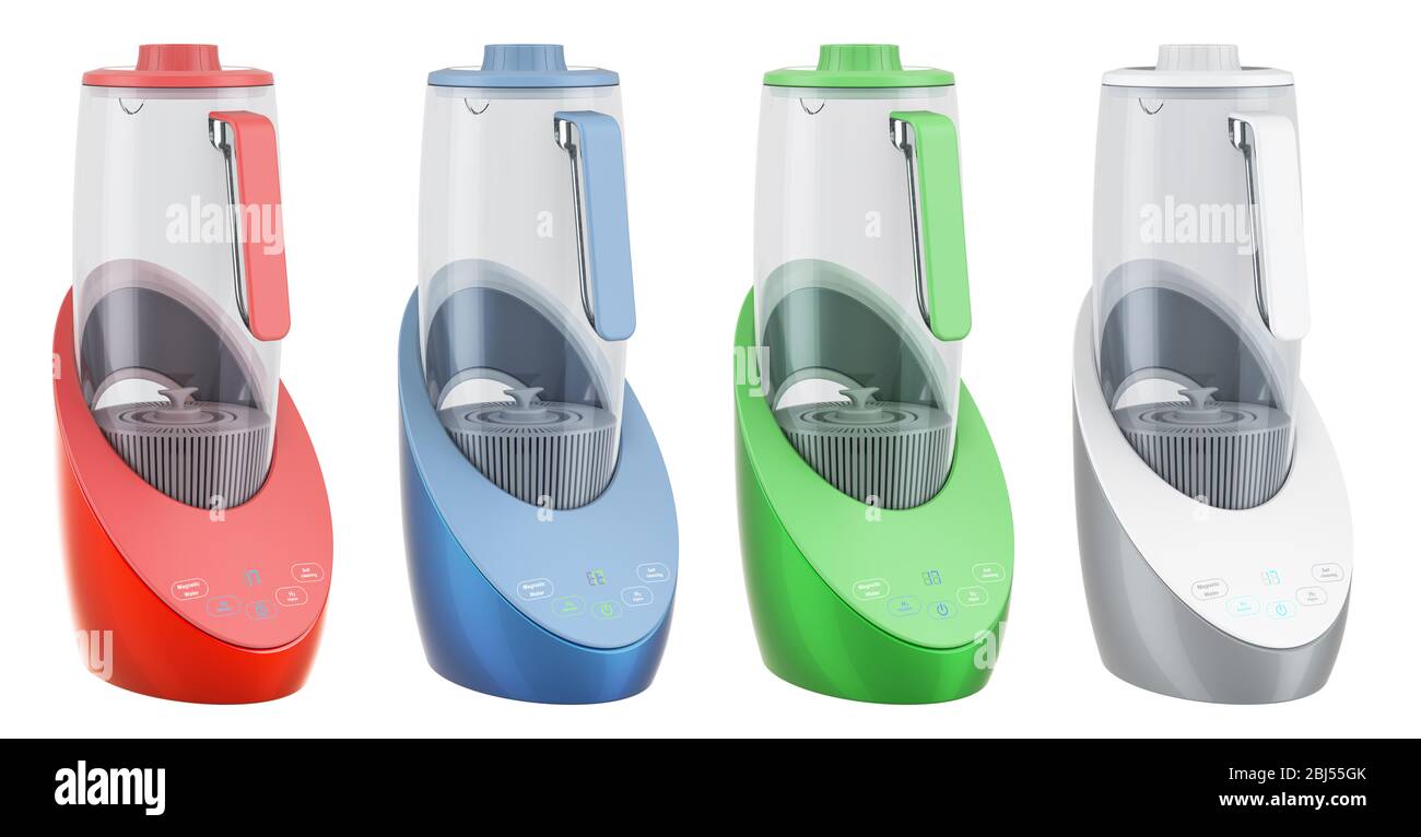 Hydrogen Rich Water Machines, 3D rendering isolated on white background ...