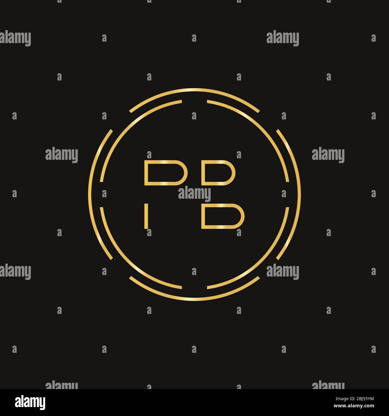 Initial Letter PB Logo Design Vector Template. PB Letter Logo Design ...