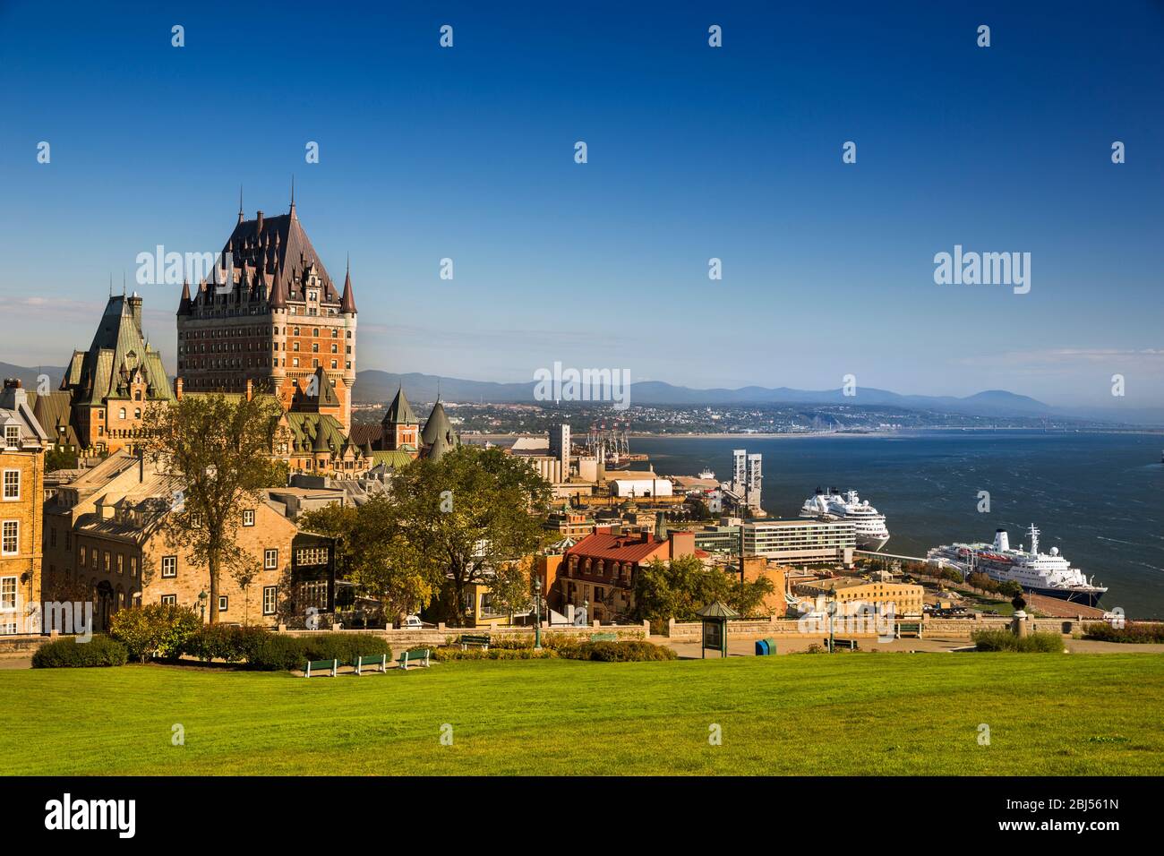 Old Quebec City view Canada Stock Photo - Alamy