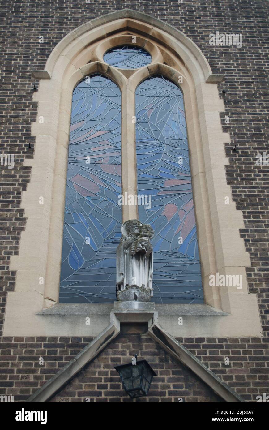 Brick Entrance 1930s Architecture Church St. Josephs Roman Catholic ...