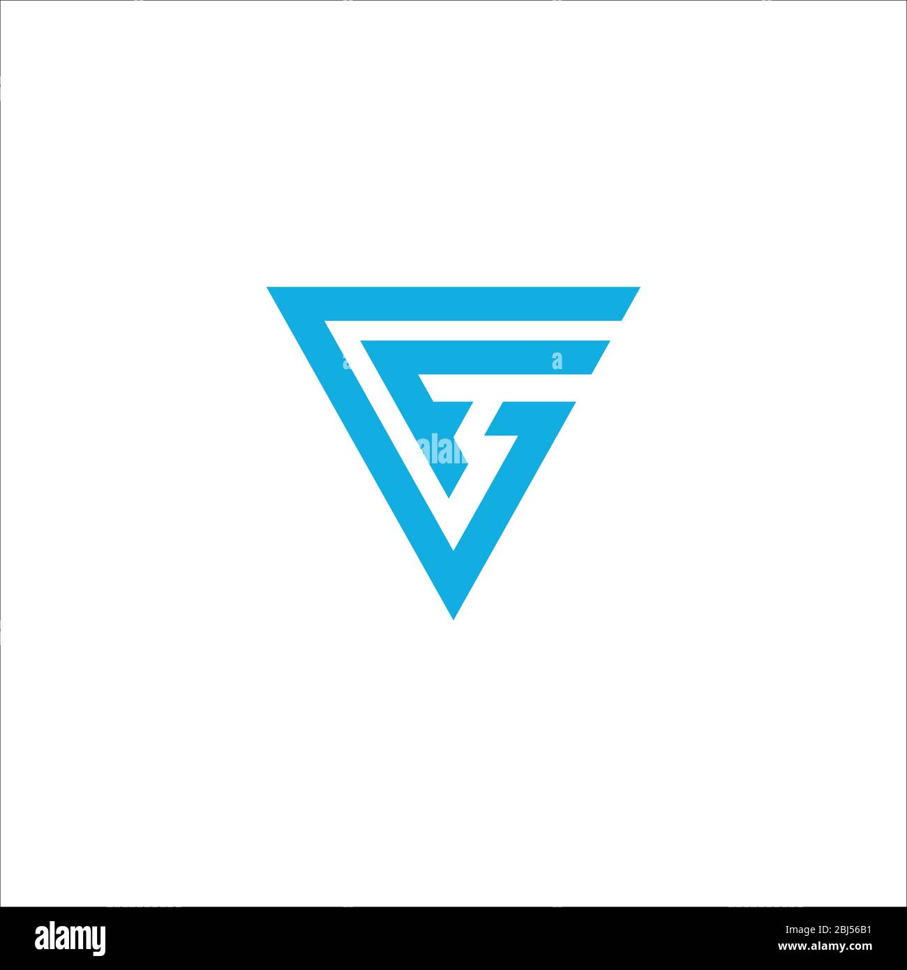 Initial letter fg logo or gf logo vector design template Stock Vector ...