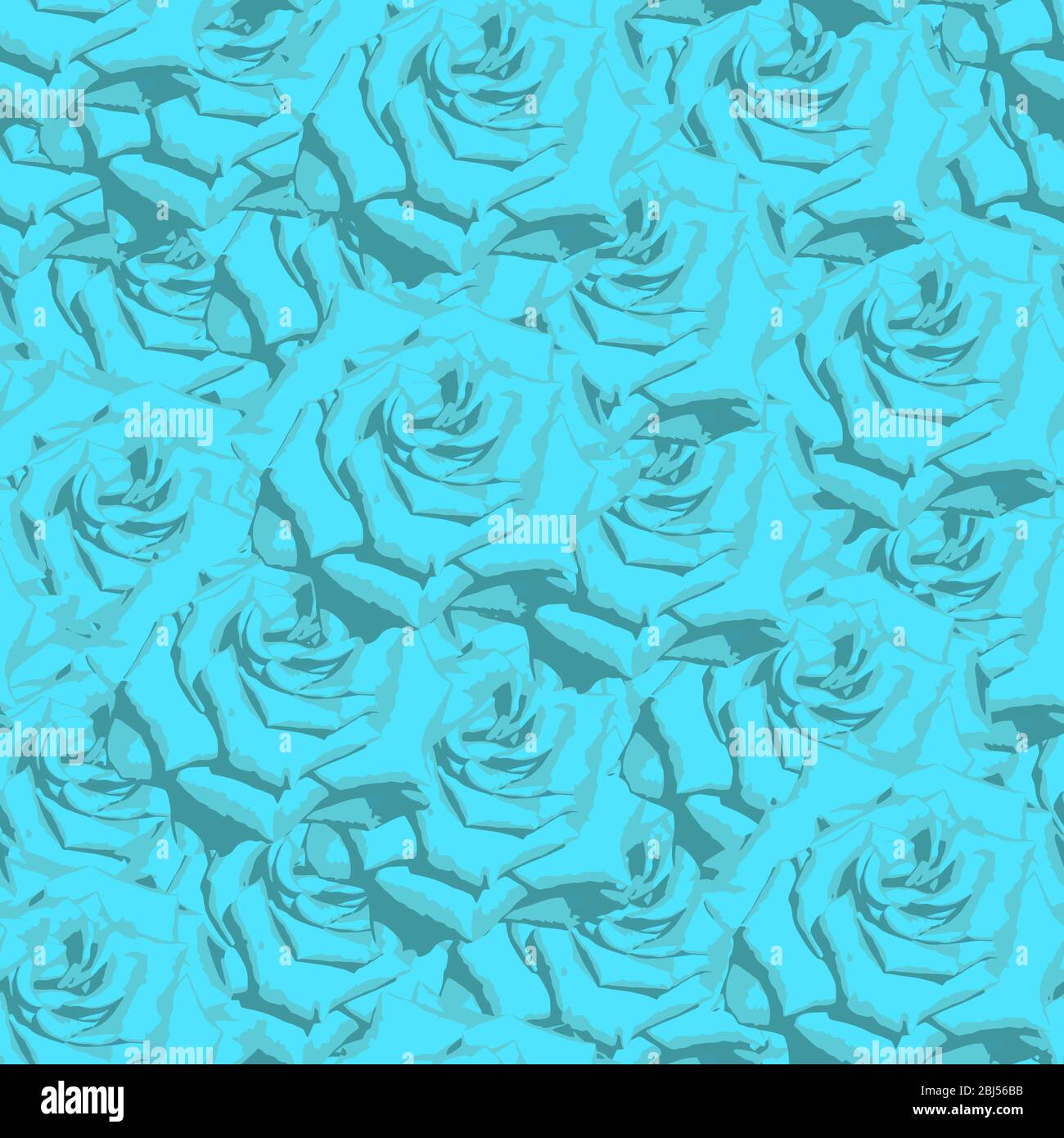 Seamless texture of bright blue roses Stock Photo - Alamy