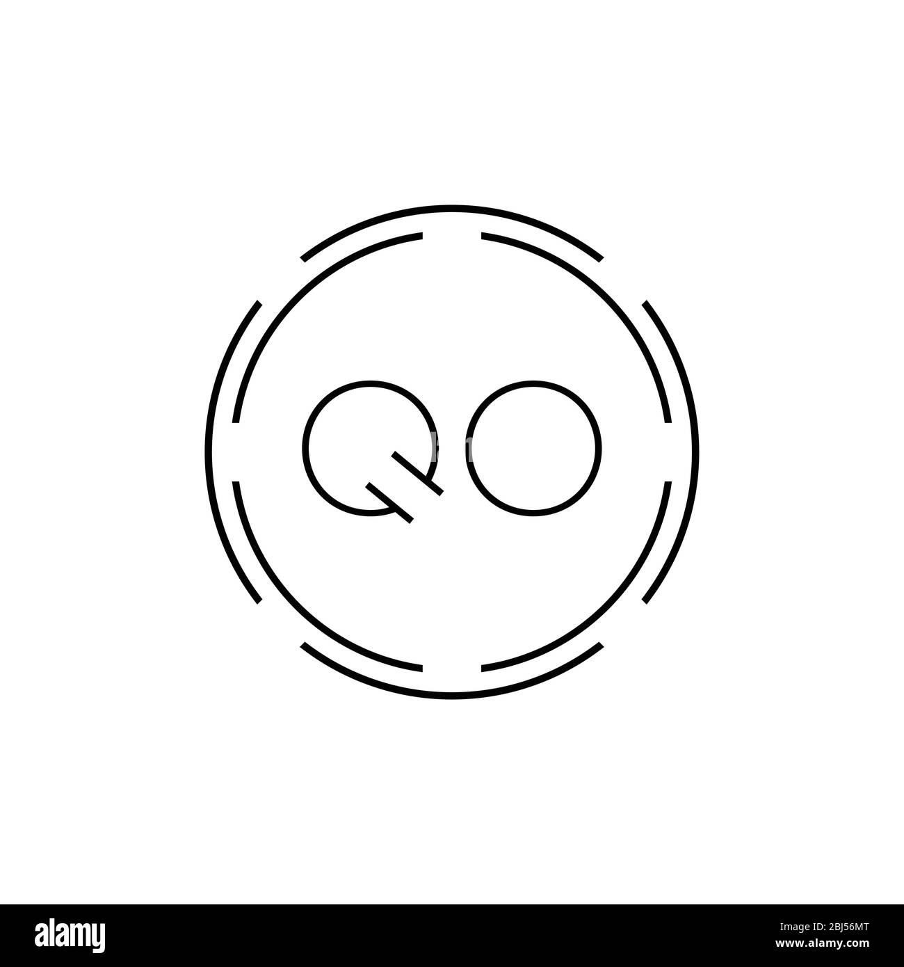 Qo design Stock Vector Images - Alamy