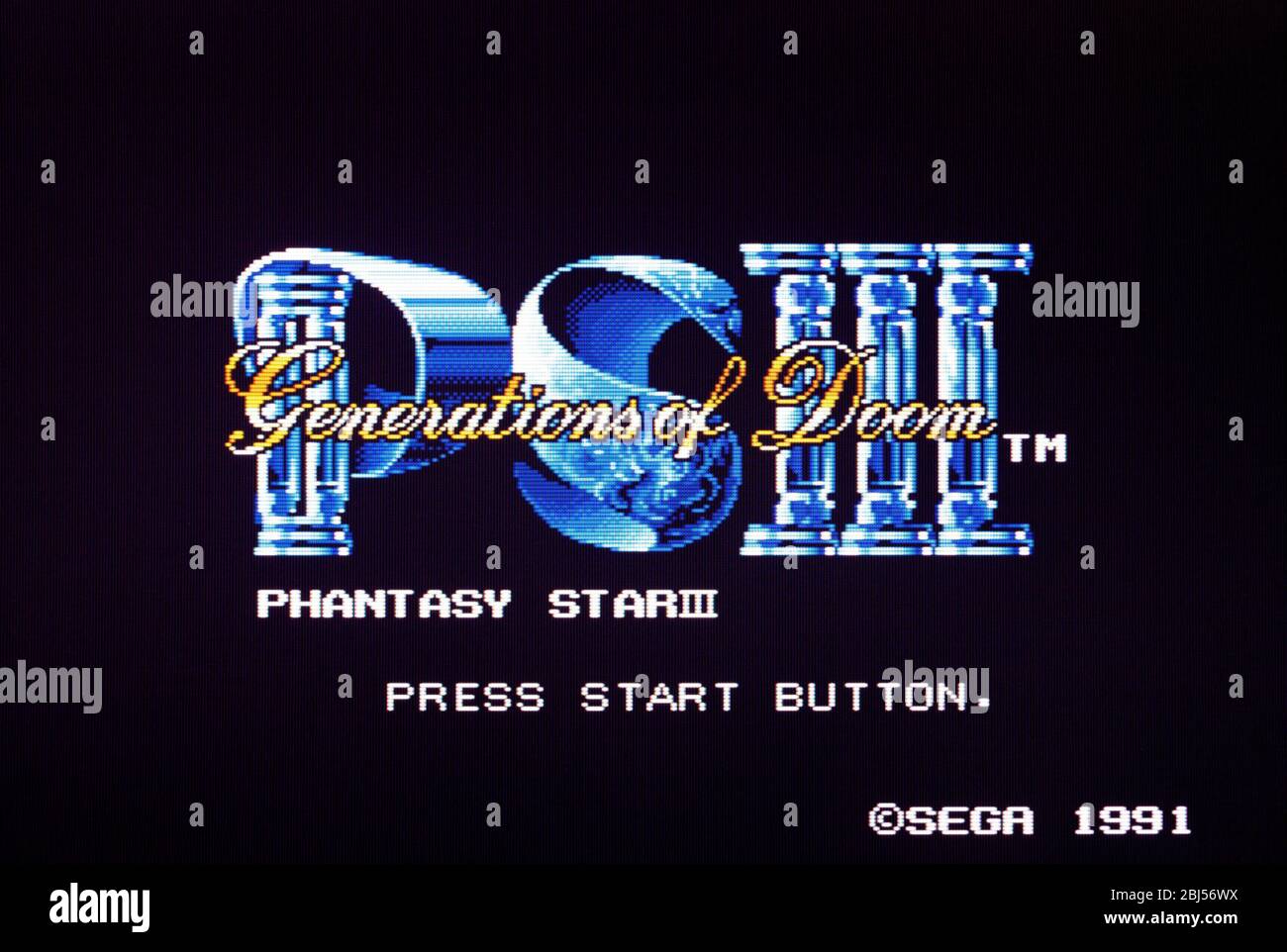 Phantasy Star III 3 Generations of Doom - Sega Genesis Mega Drive ...