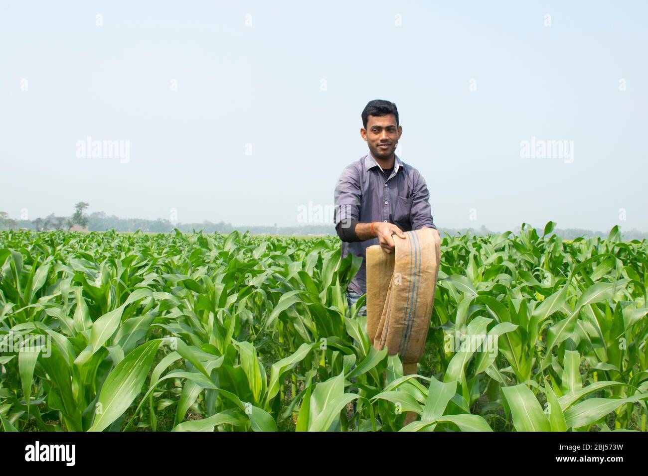 indian farmer working, Bihar, India Stock Photo - Alamy