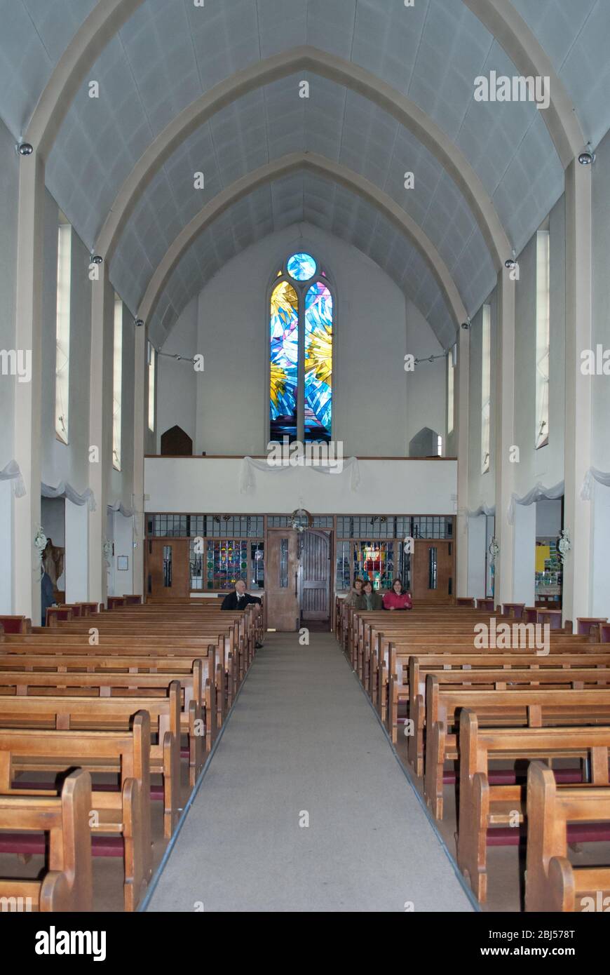 Brick Entrance 1930s Architecture Church St. Josephs Roman Catholic ...