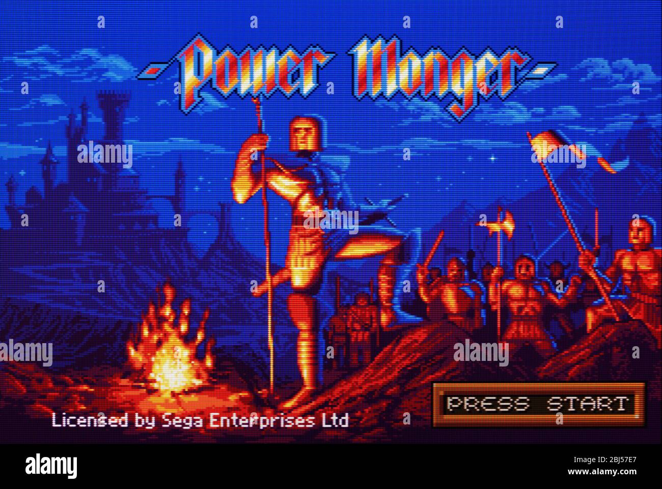 Power Monger - Sega Genesis Mega Drive - Editorial use only Stock Photo ...