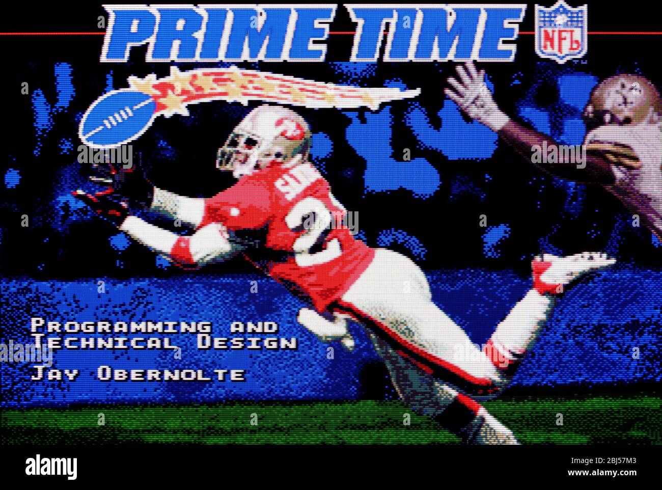 Prime Time NFL - Sega Genesis Mega Drive - Editorial use only Stock ...