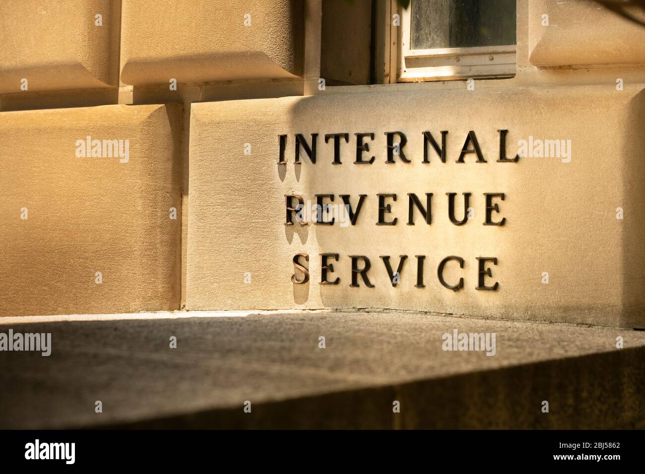 Internal Revenue Service federal building Washington DC USA Stock Photo ...