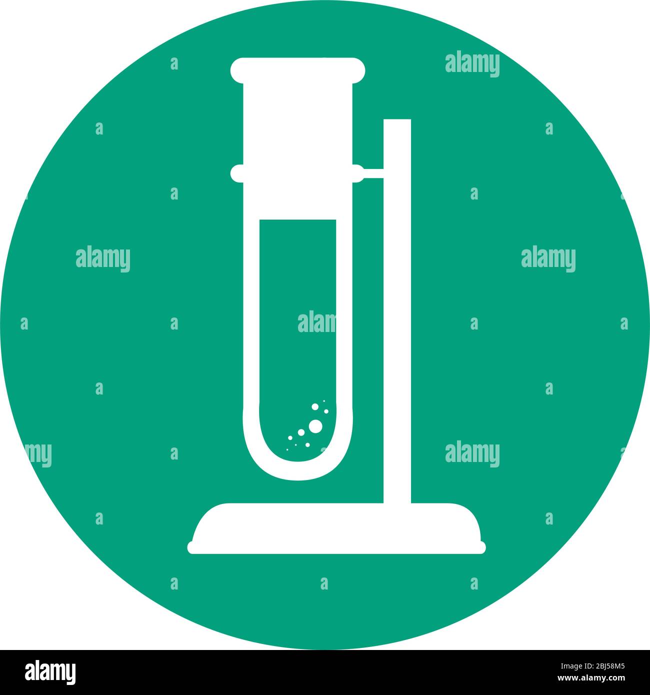 tube test in burner base in frame circular Stock Vector Image & Art - Alamy