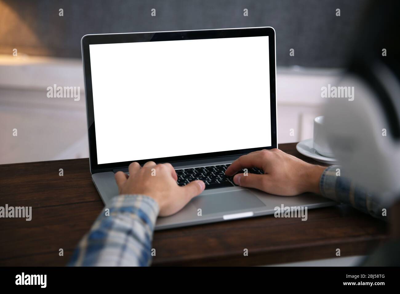 Young man playing computer game Stock Photo - Alamy