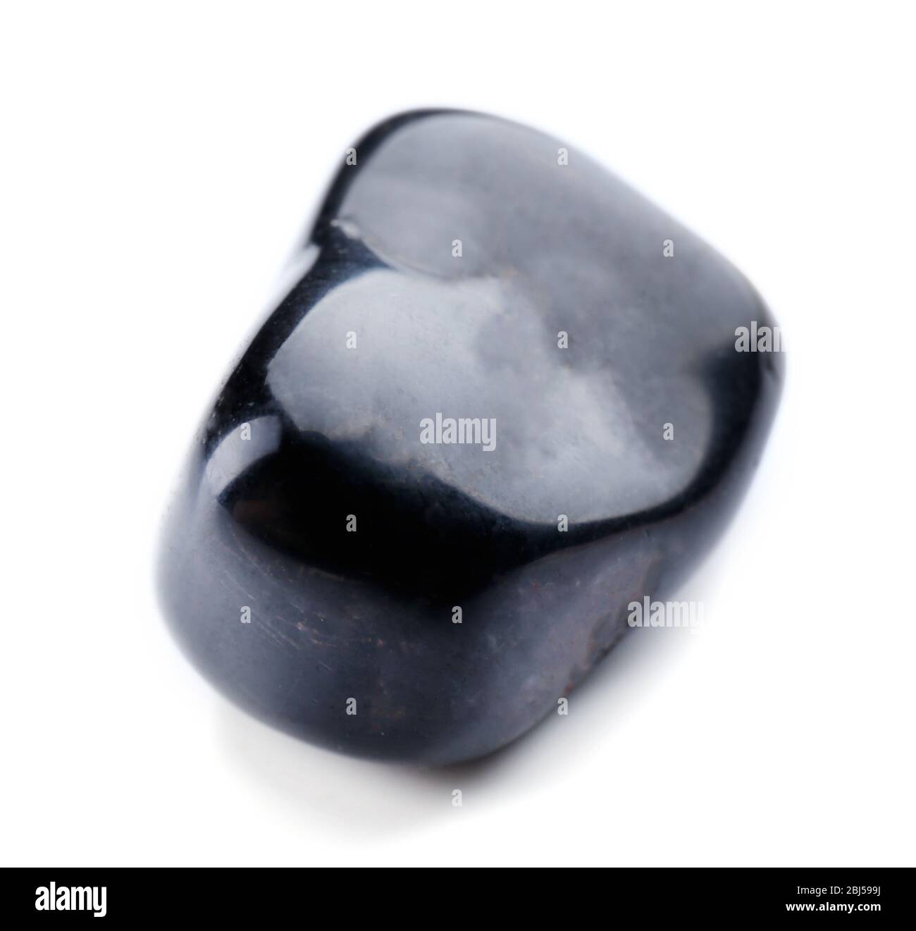 Black onyx isolated on white background Stock Photo - Alamy