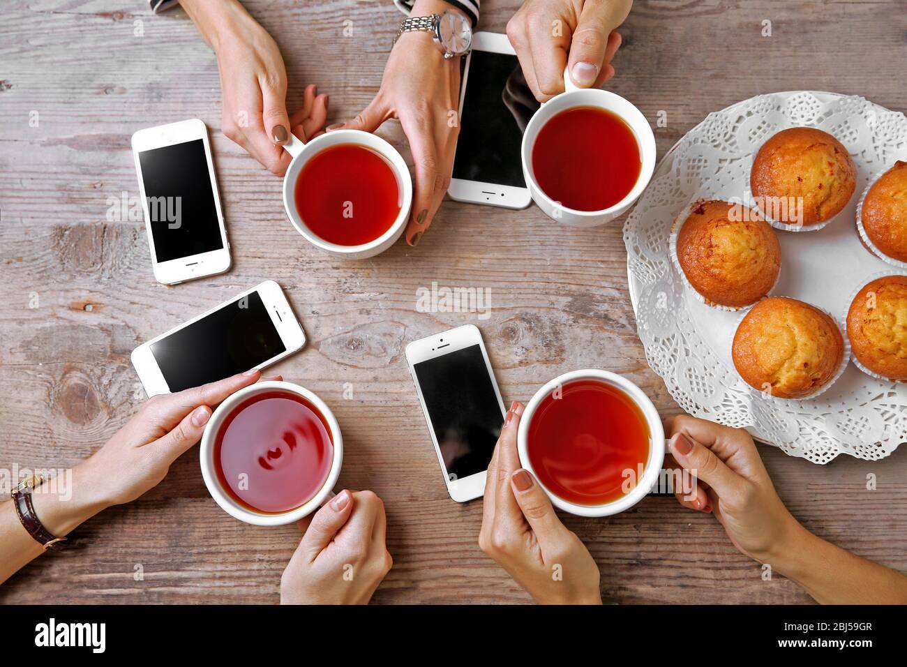 Smart tea party hi-res stock photography and images - Alamy