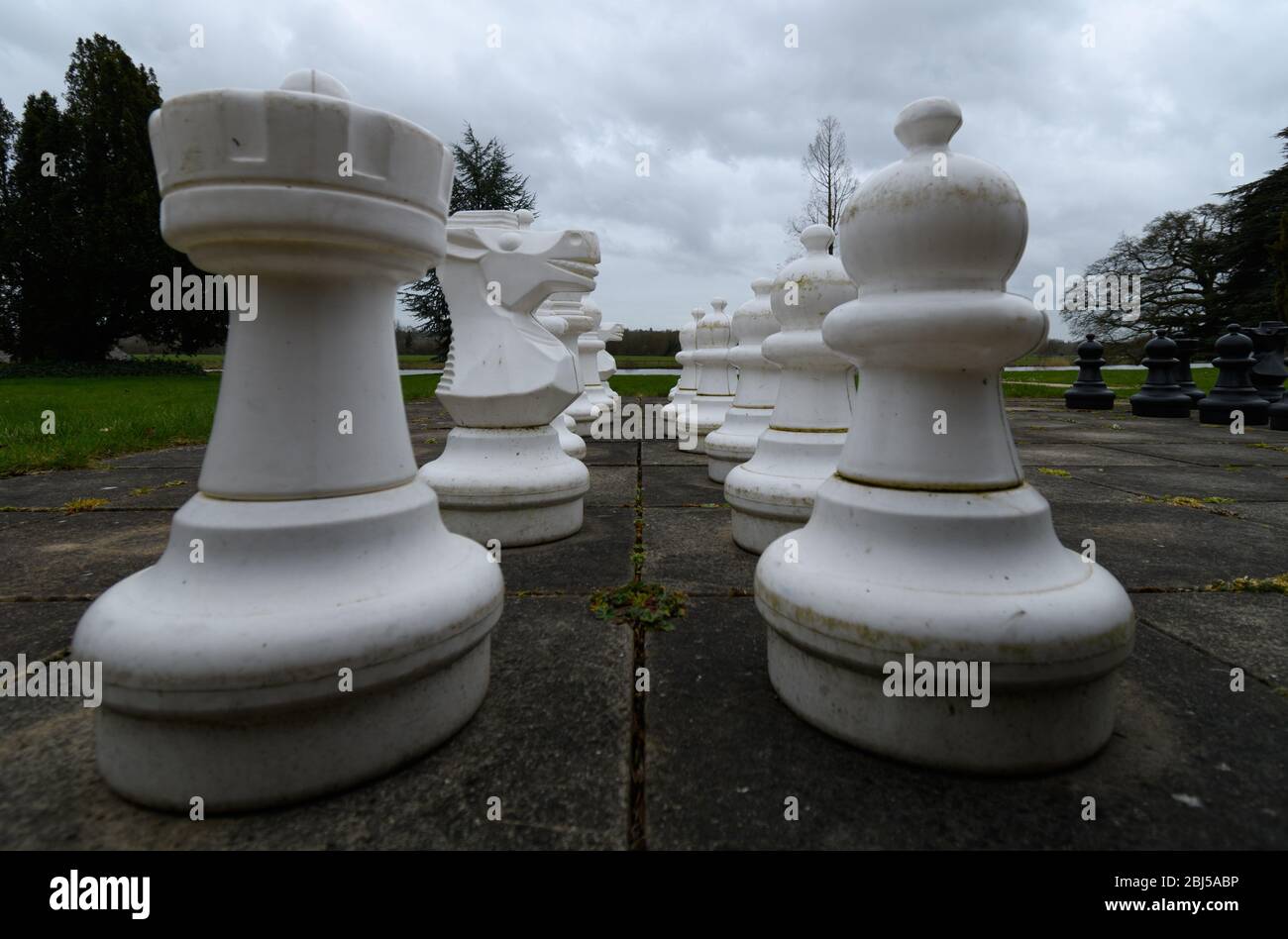 Outdoor chess set hi-res stock photography and images - Alamy