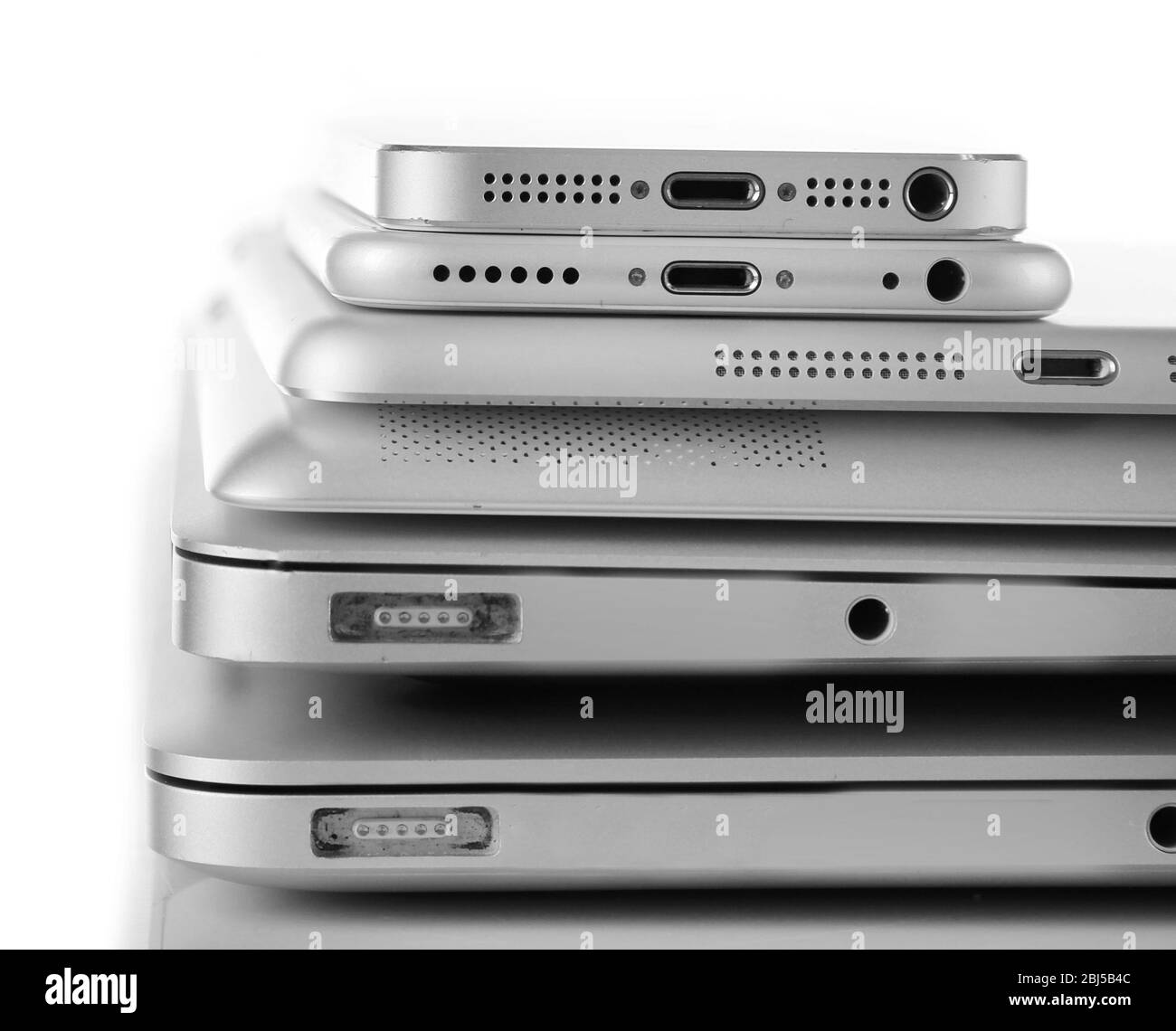 Gadgets on a table Stock Photo - Alamy