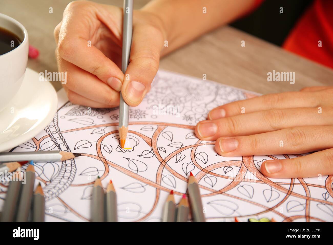Hand draw antistress hi-res stock photography and images - Alamy