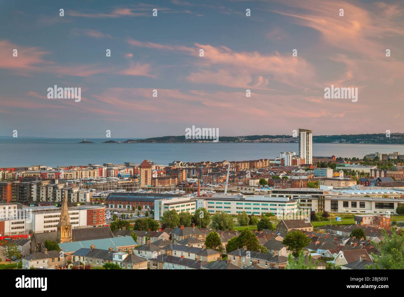 Swansea City, Wales, UK Stock Photo - Alamy