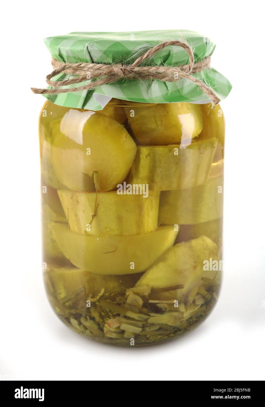 Preserved marrow in glass jar, isolated on white Stock Photo - Alamy
