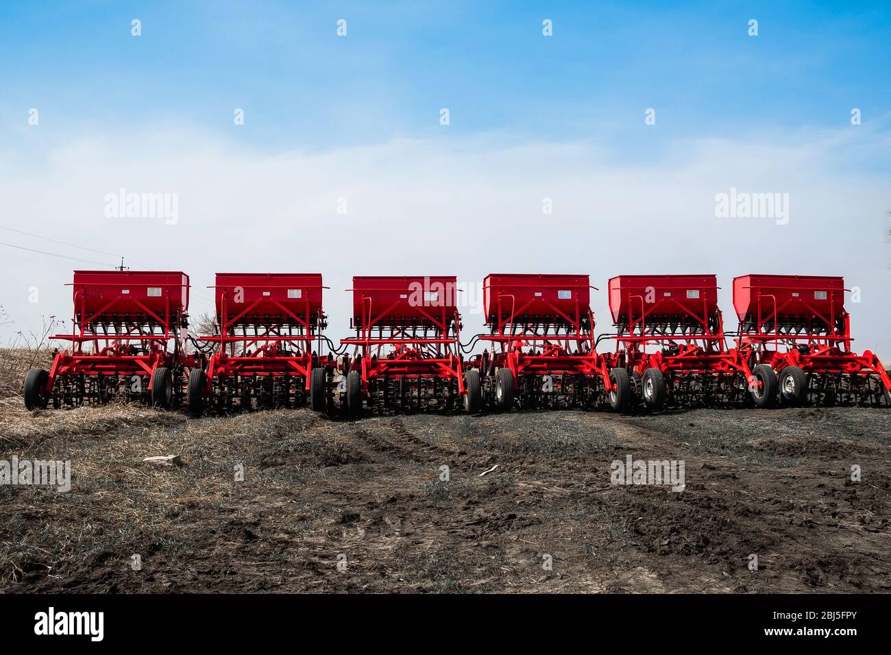 Tractor drawn sprayer hi-res stock photography and images - Alamy