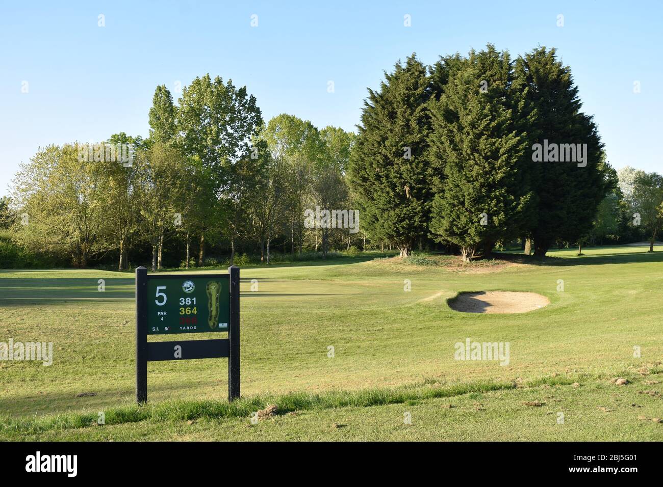 Golf course signage hi-res stock photography and images - Alamy