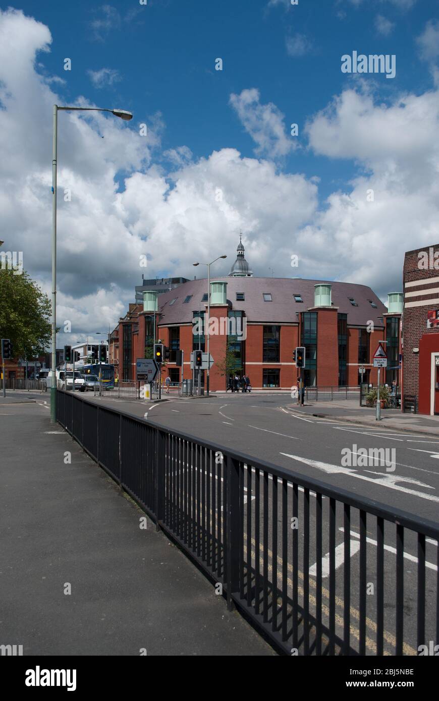 Modern Architecture Red Brick Regents Circus Swindon Central Library ...