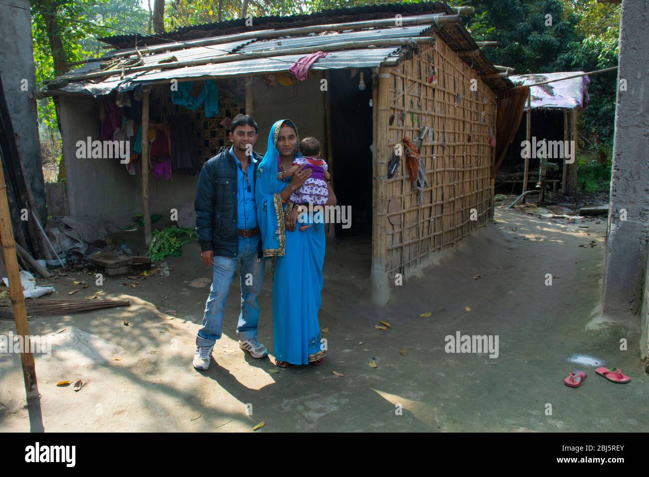 Rural family , Bihar, India Stock Photo - Alamy