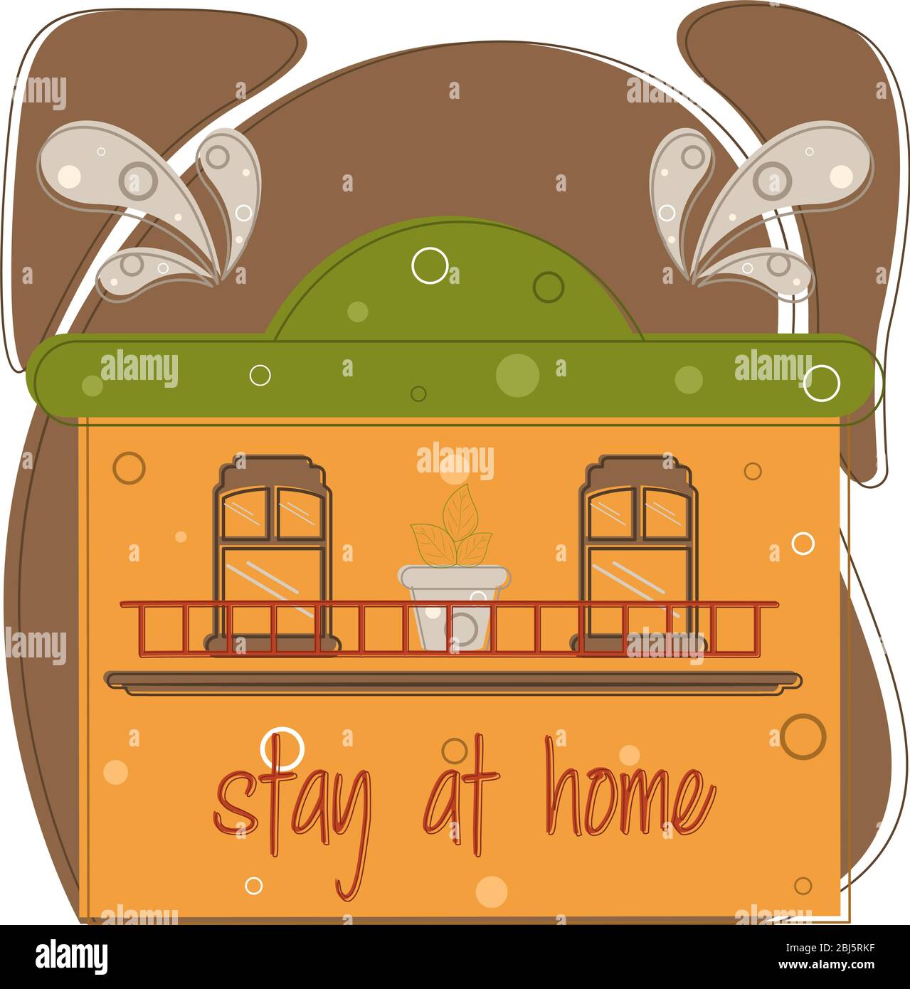 Stay at home poster Stock Vector Image & Art - Alamy